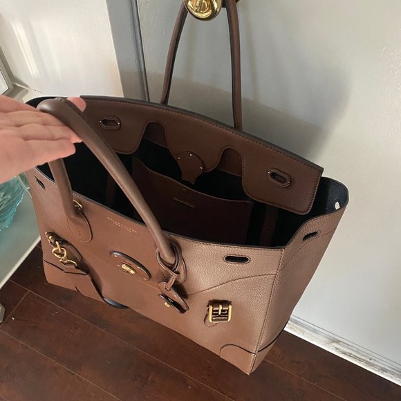 Ralph Lauren | Bags | Ralph Lauren Burnished Soft Ricky 33 | Poshmark